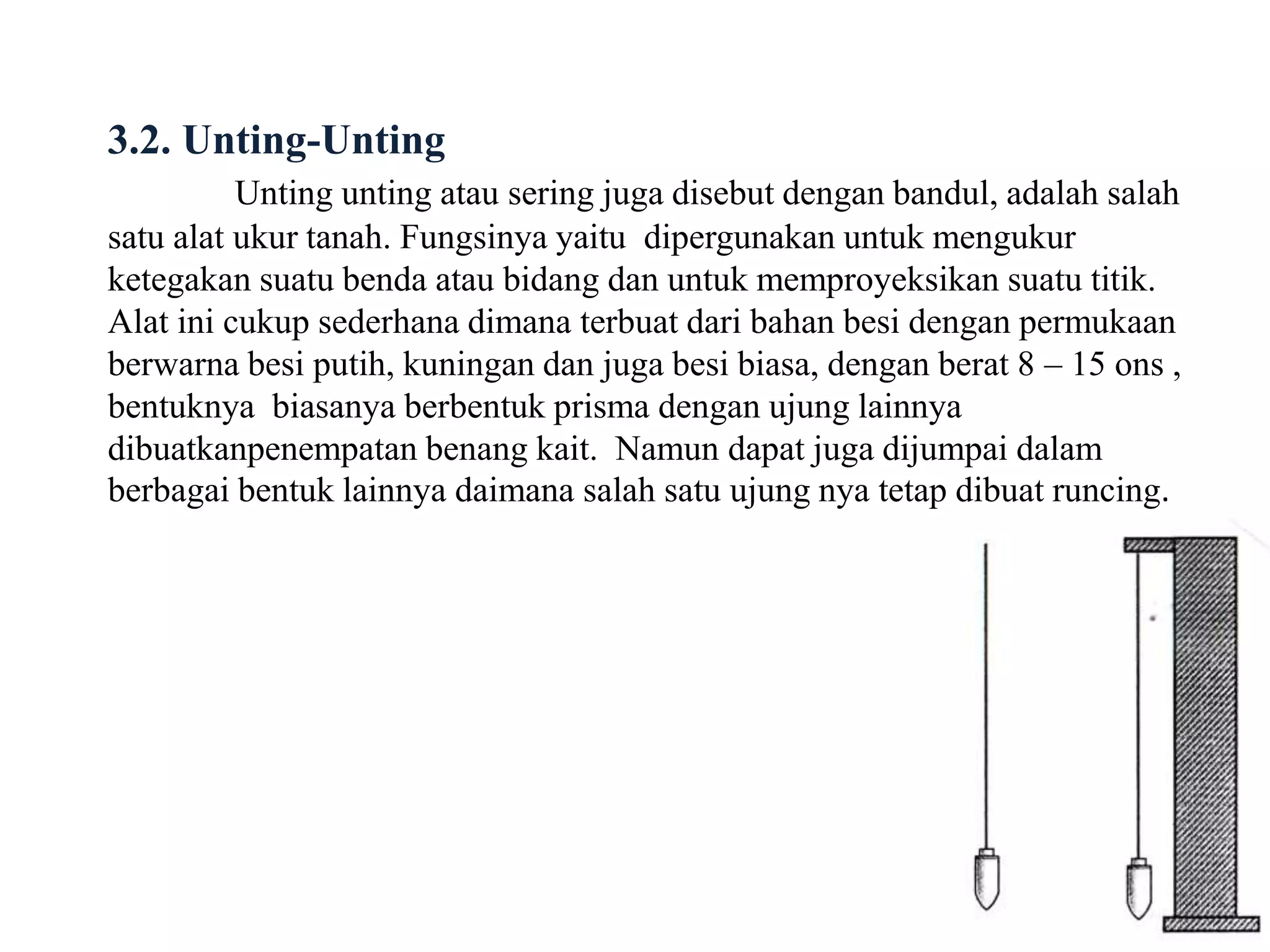 Pengenalan alat ukur tanah sederhana | PPTX