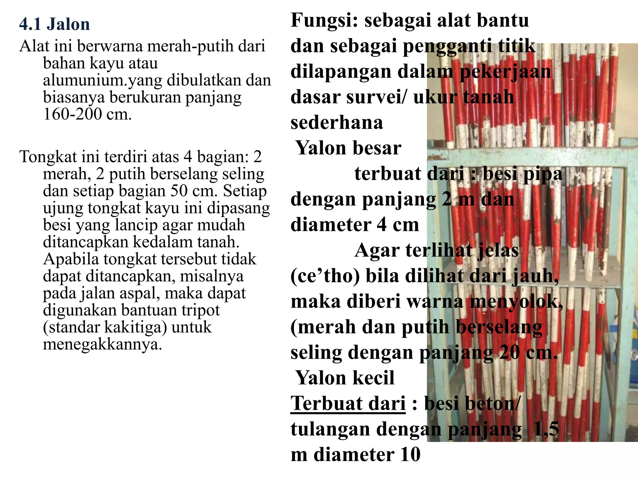 Pengenalan alat ukur tanah sederhana | PPTX