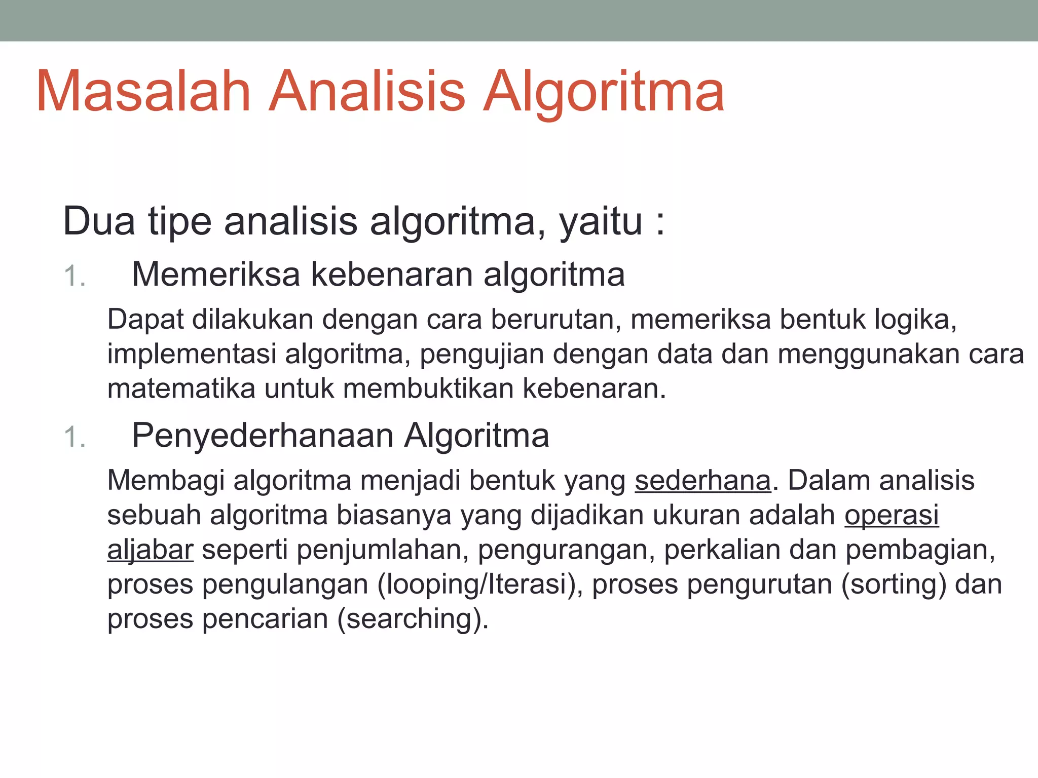 Pengenalan algoritma | PPT