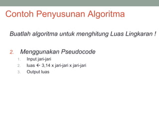 Pengenalan algoritma | PPT