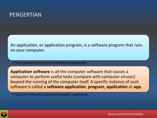 Pengenalan aplikasi | PPTX