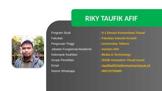 PENGENALAN AUGMENTED REALITY (AR) SEBAGAI MEDIA PEMBELAJARAN | PPT