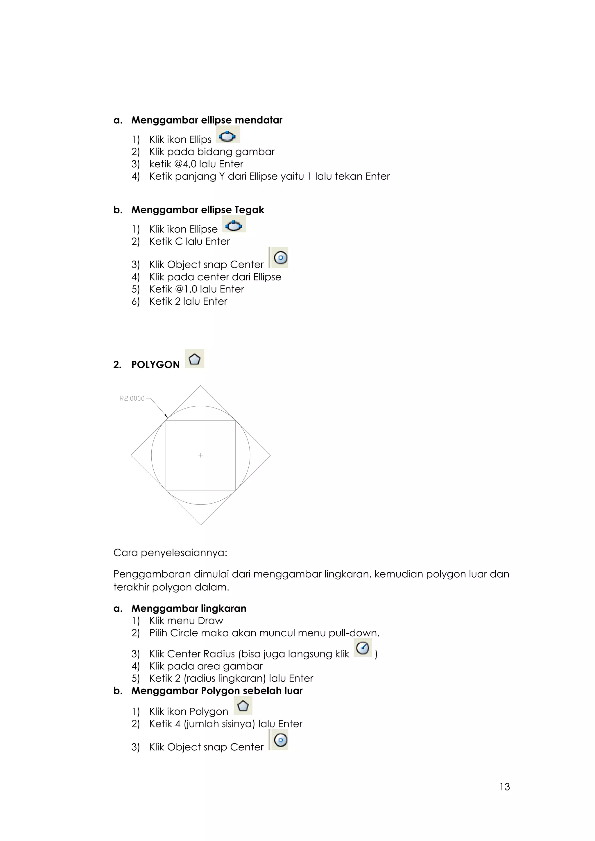 Pengenalan auto cad praktikum menggambar_kim | PDF