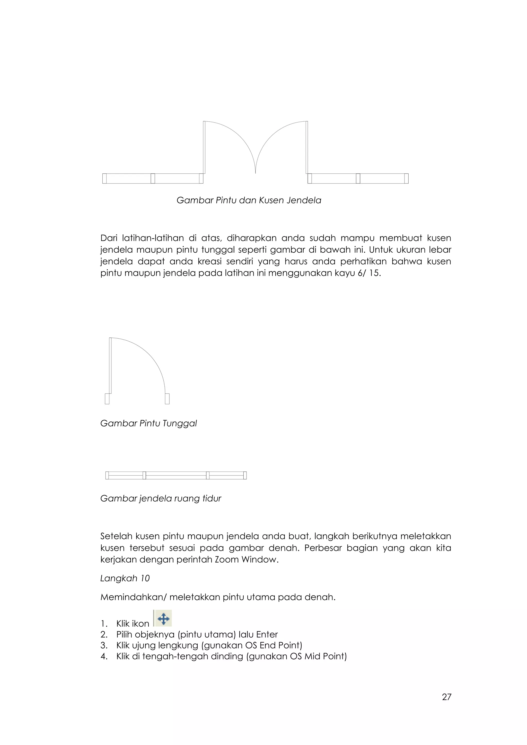 Pengenalan auto cad praktikum menggambar_kim | PDF