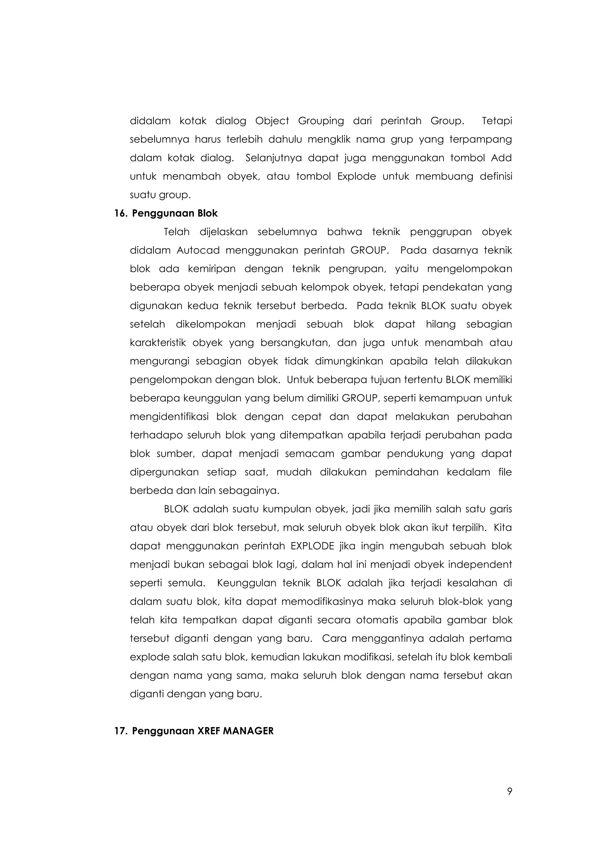 Pengenalan auto cad praktikum menggambar_kim | PDF