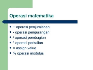 Pengenalan Bahasa C | PPT