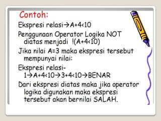 Pengenalan bahasa c++ | PPTX