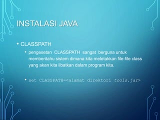 Pengenalan bahasa java & instalasi java.pptx