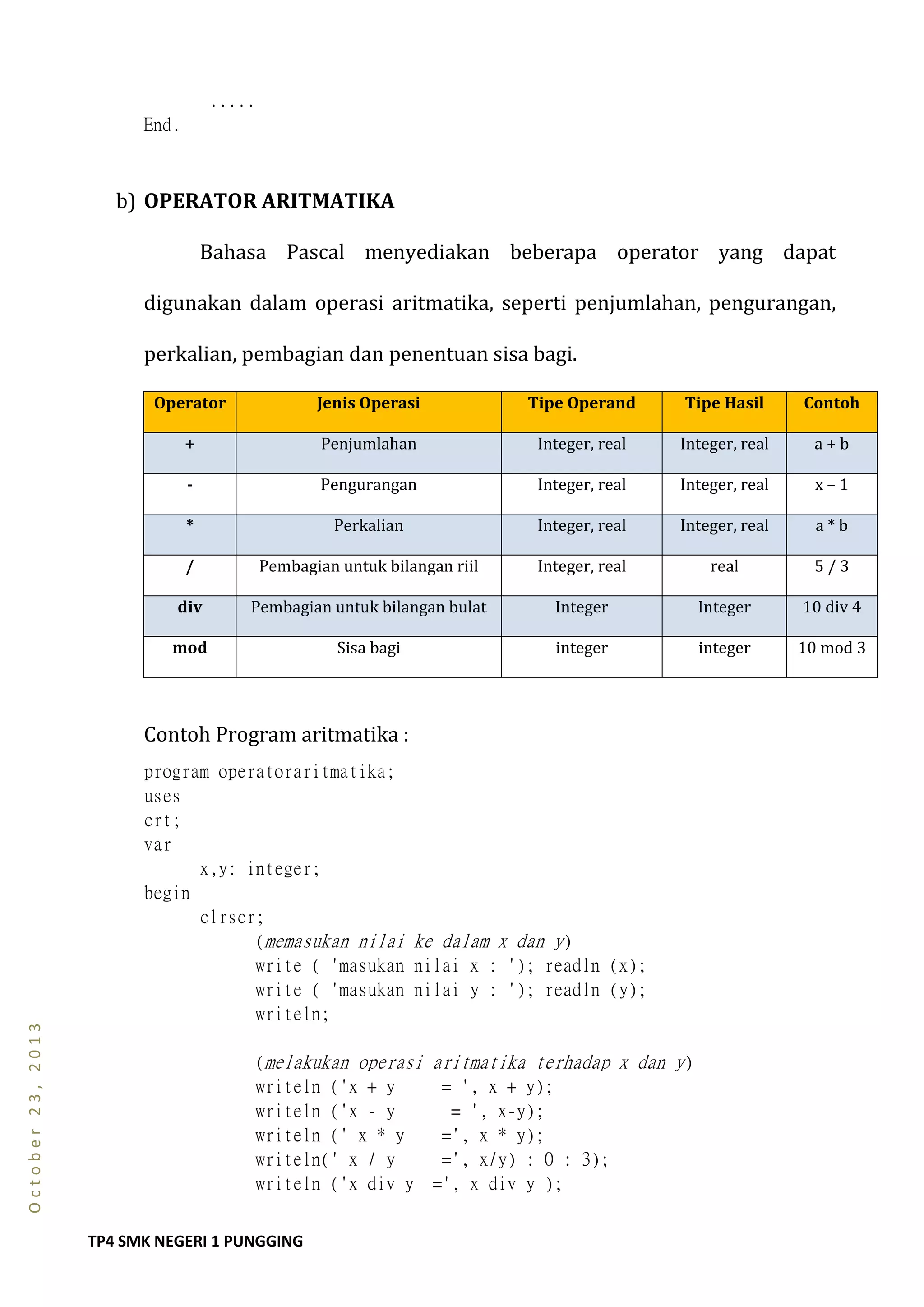 Pengenalan bahasa pemrograman | PDF