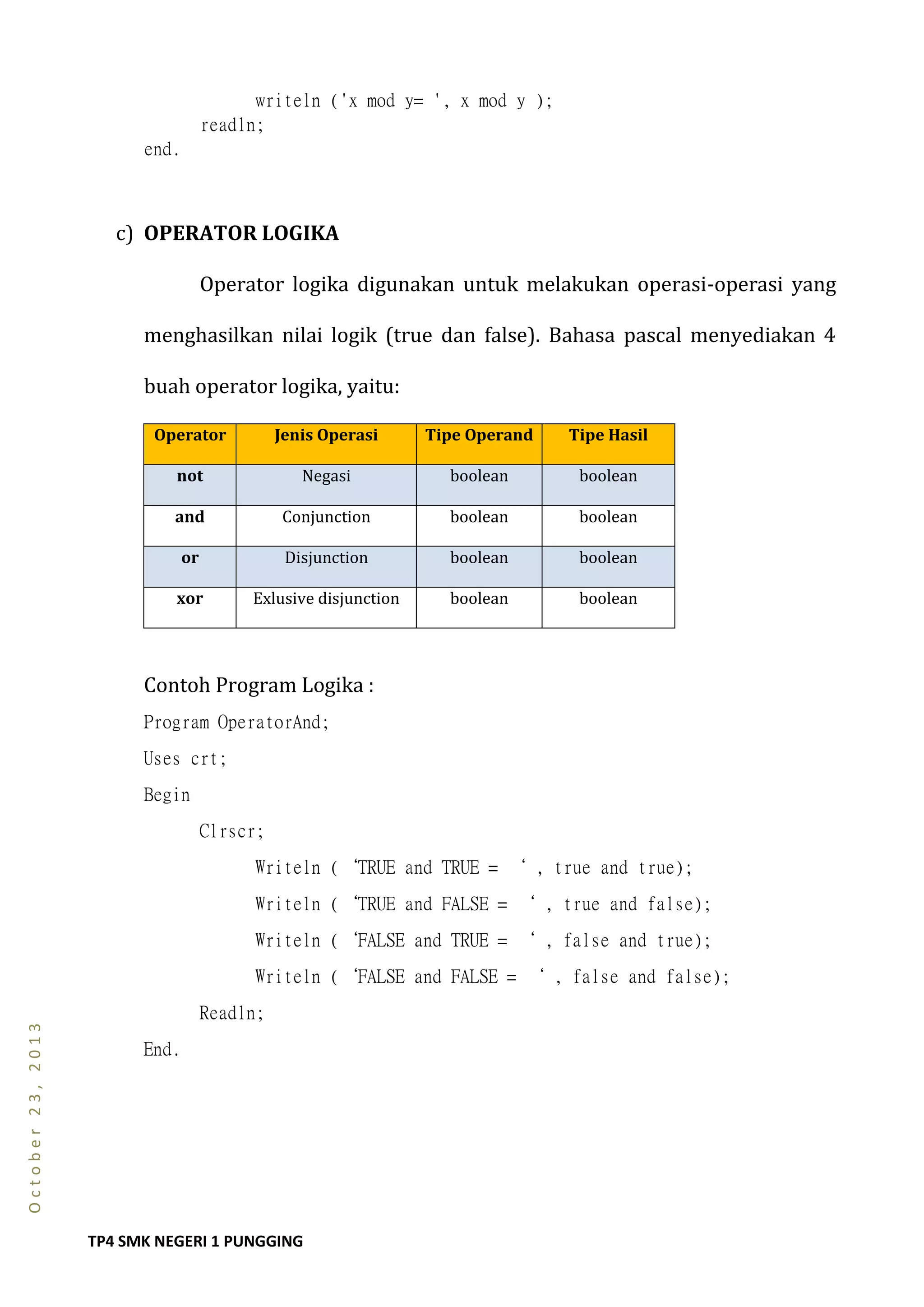 Pengenalan bahasa pemrograman | PDF