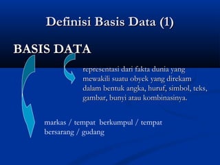 Pengenalan basis data | PPT