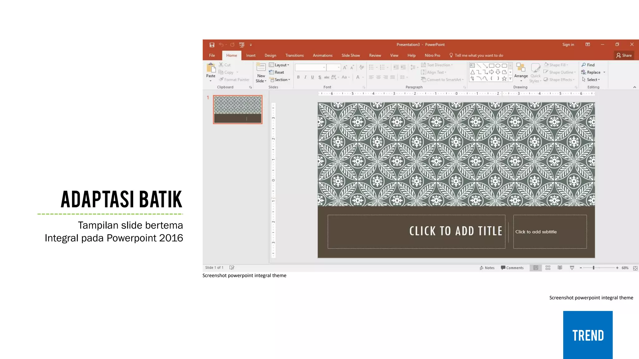 Pengenalan Batik: Budaya, Komoditi, dan Trend | PDF