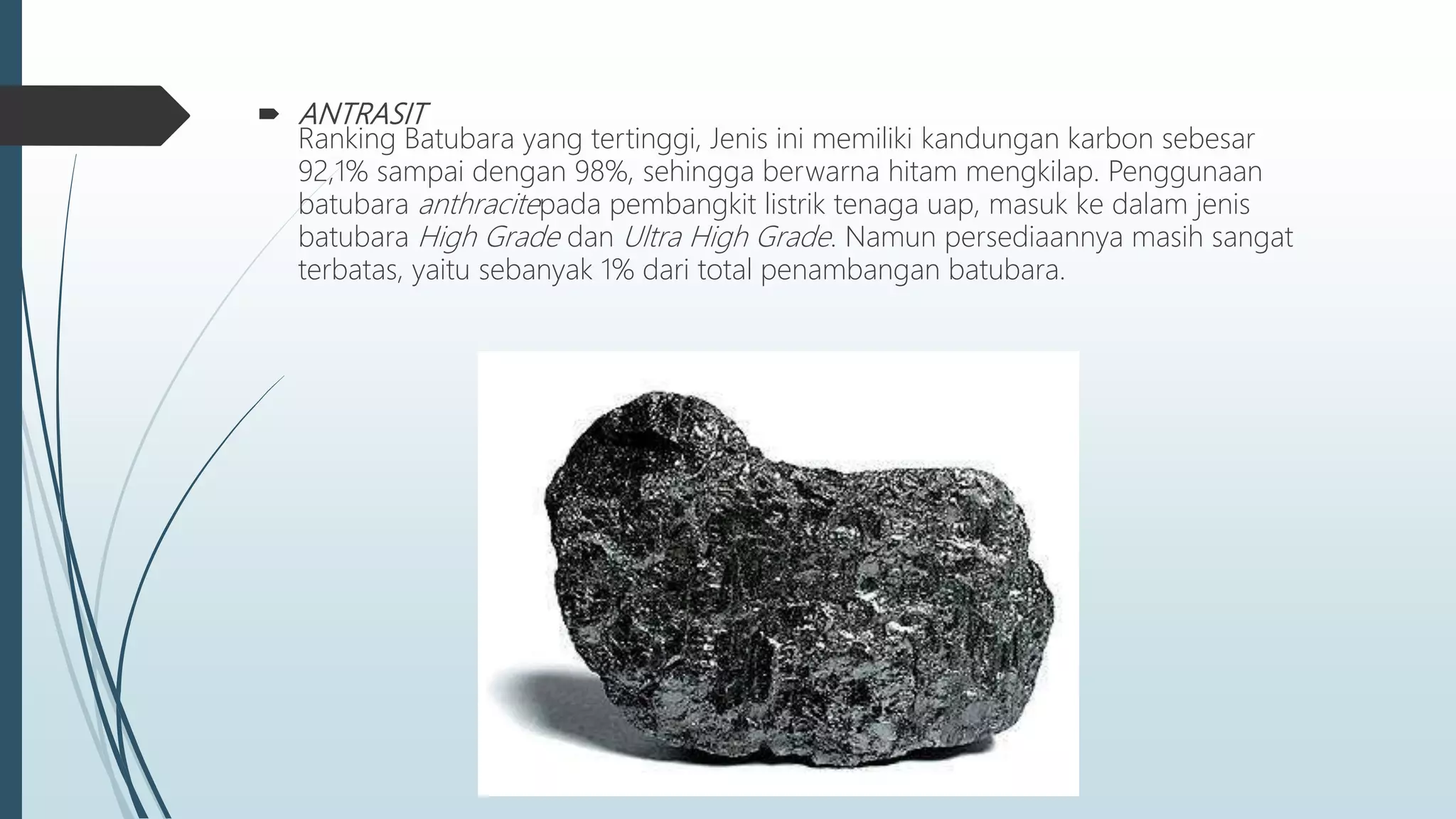 Pengenalan batu bara by ibnul sahgianto | PPTX