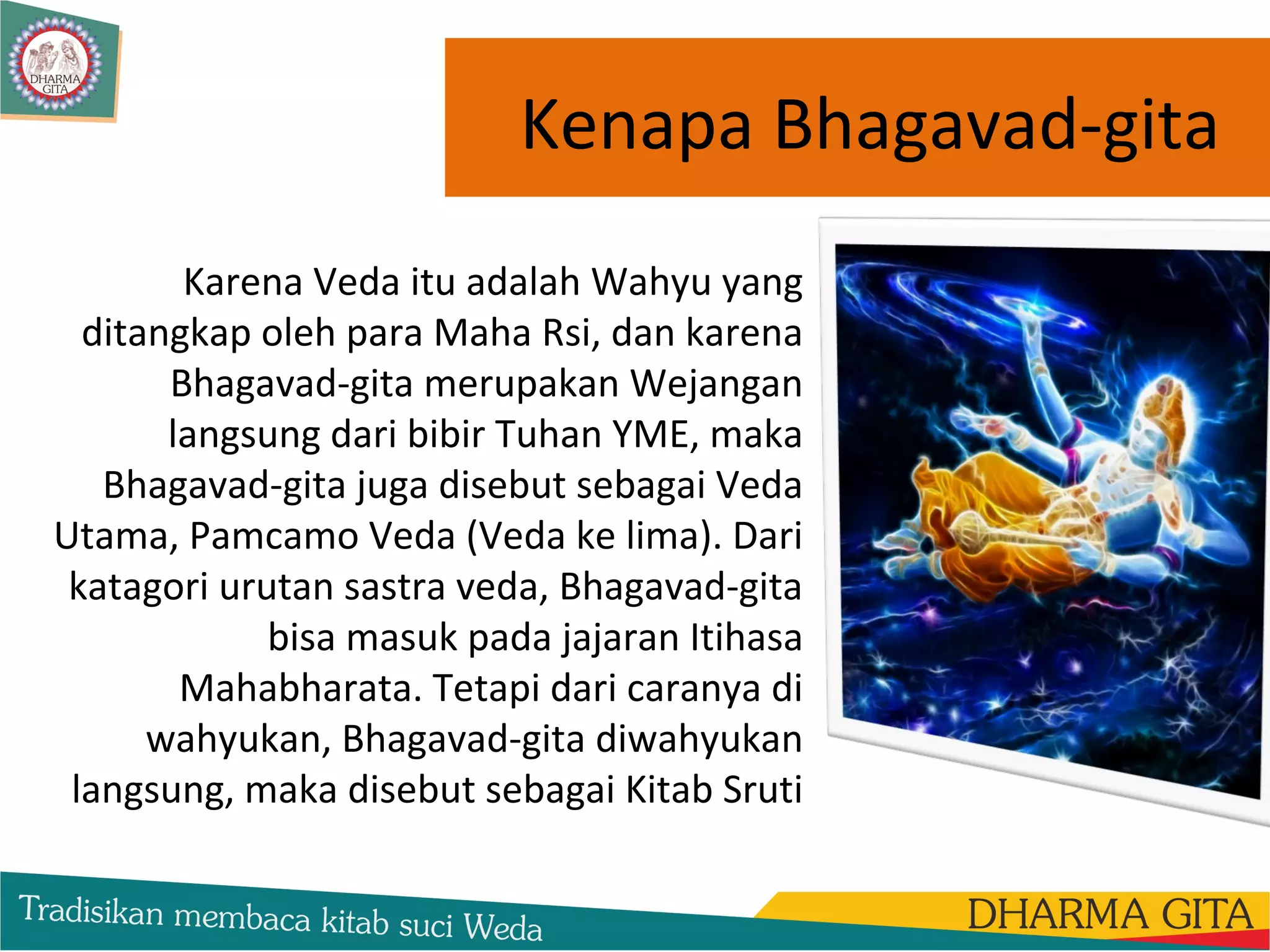 Tradisi Membaca Kitab Suci Weda | PPT