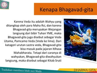 Tradisi Membaca Kitab Suci Weda | PPT