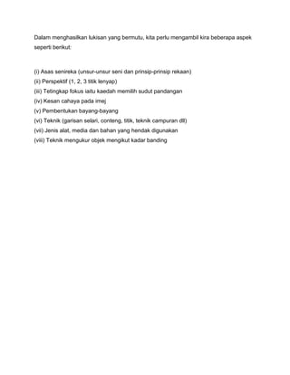 Pengenalan bidang menggambar | DOCX