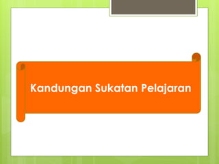 Pengenalan sukatan pelajaran bahasa melayu stpm | PPTX