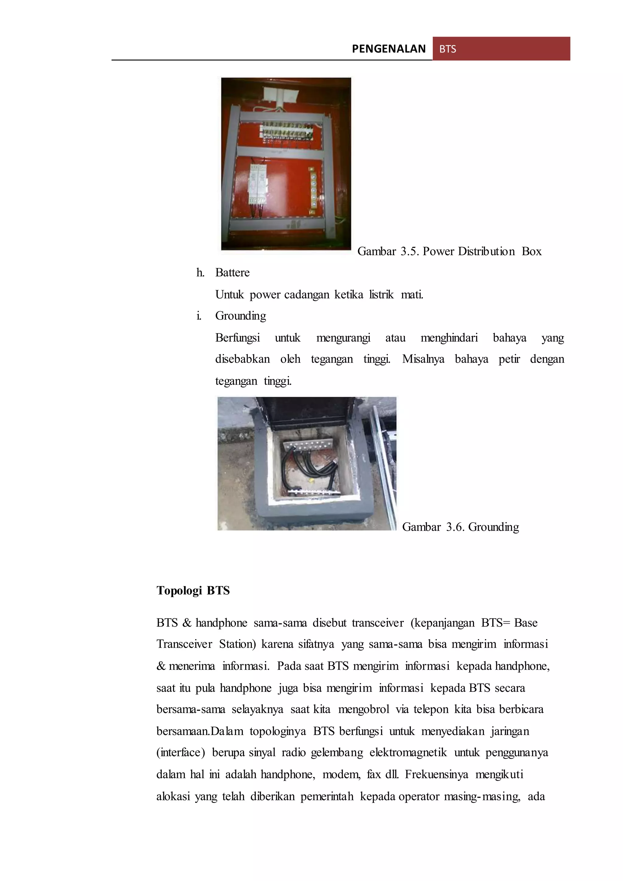 Pengenalan BTS (Base Tranceiver Station) | DOCX