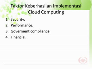 Pengenalan cloud computing | PPT
