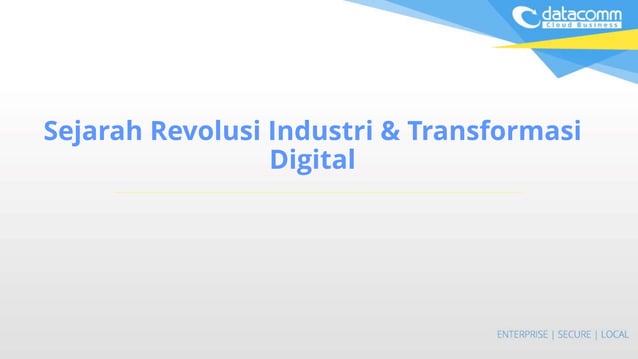 Pengenalan cloud computing dan digital transformation | PPTX