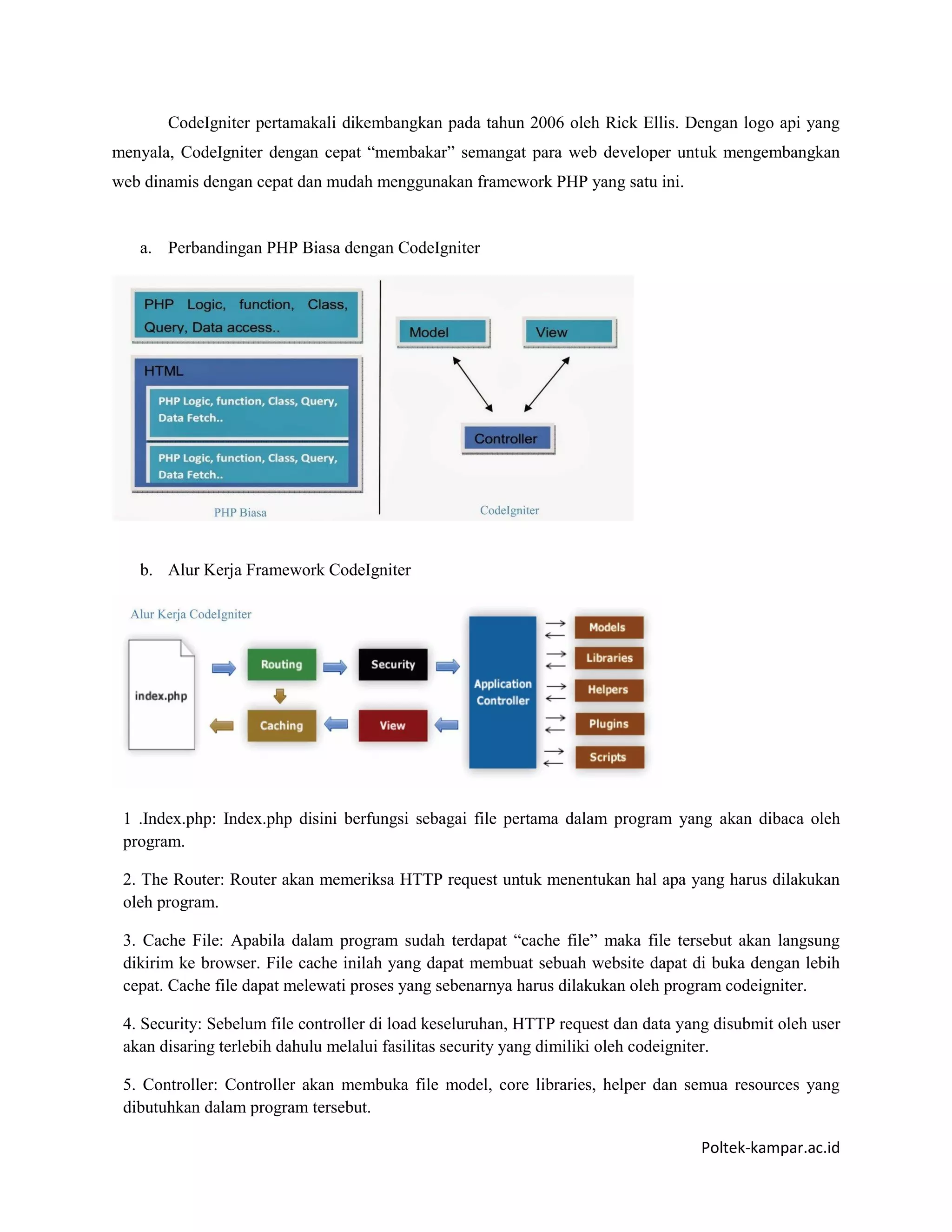 Pengenalan code igniter | PDF