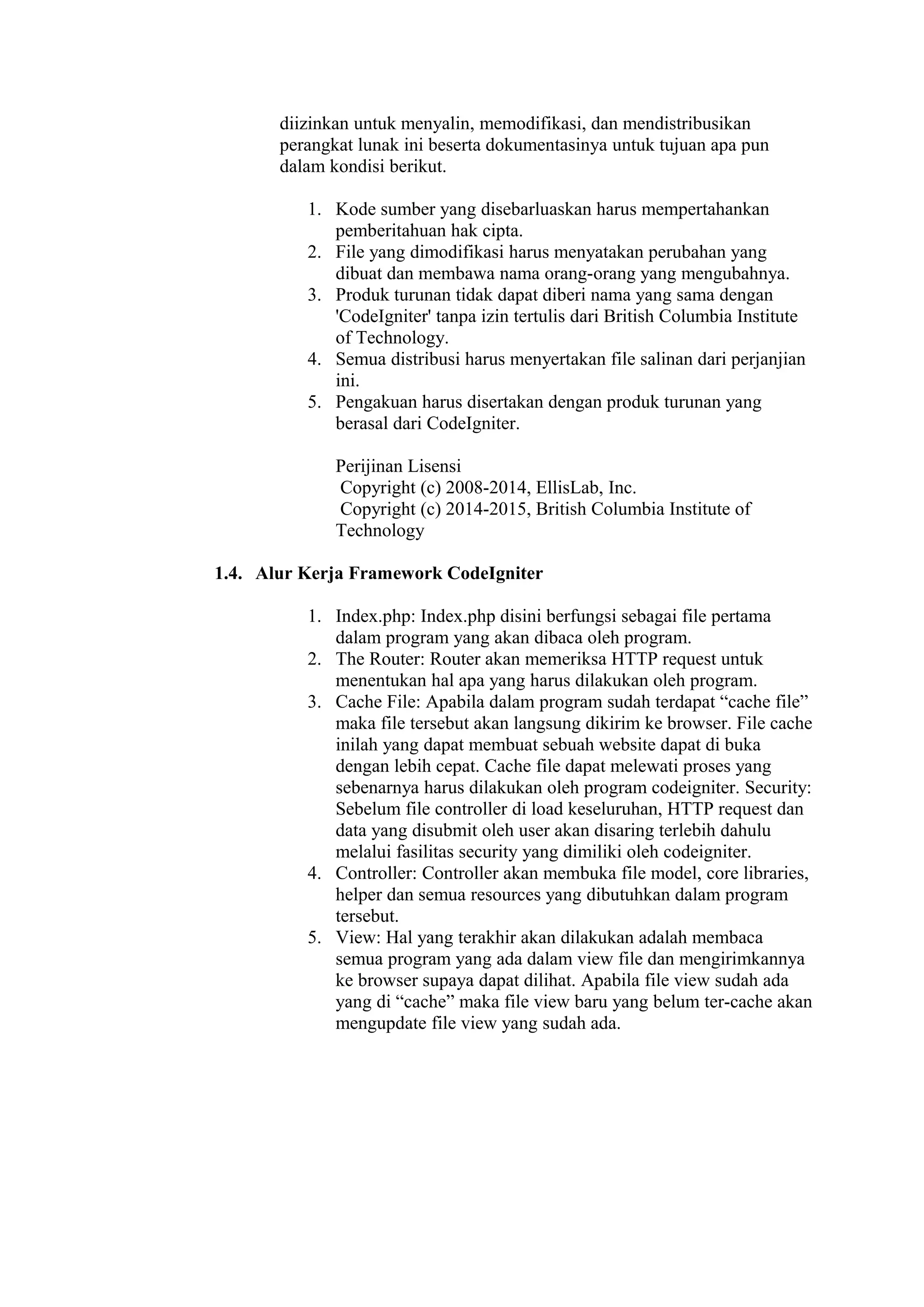 Pengenalan Codeigniter | DOC