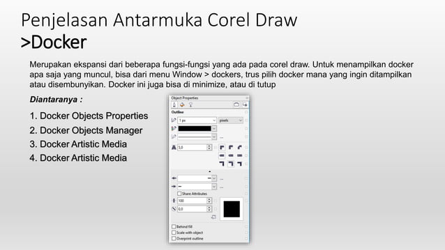 Pengenalan Corel Draw dan tata cara penggunaannya | PPTX