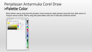 Pengenalan Corel Draw dan tata cara penggunaannya | PPTX