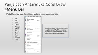 Pengenalan Corel Draw dan tata cara penggunaannya | PPTX