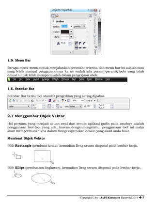 Pengenalan CorelDRAW X7.pdf Mengenal dasar untuk belajar software ...