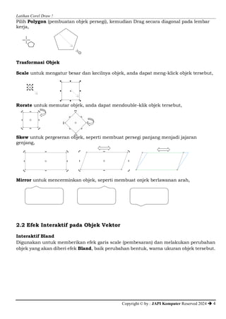 Pengenalan CorelDRAW X7.pdf Mengenal dasar untuk belajar software ...