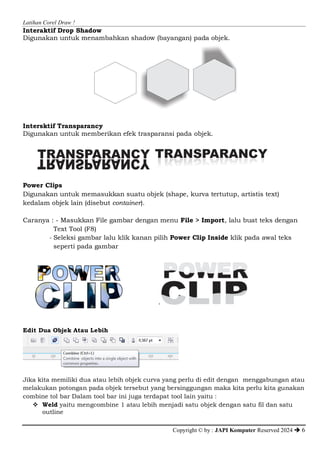Pengenalan CorelDRAW X7.pdf Mengenal dasar untuk belajar software ...