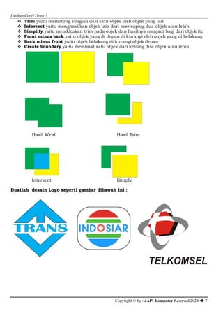 Pengenalan CorelDRAW X7.pdf Mengenal dasar untuk belajar software ...