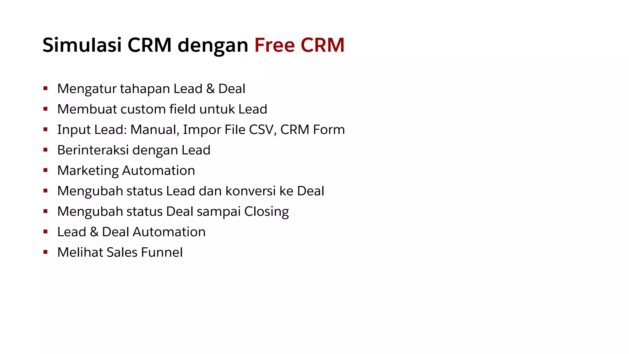 Pengenalan CRM - PHP.ID