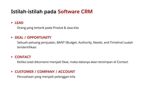 Pengenalan CRM - PHP.ID