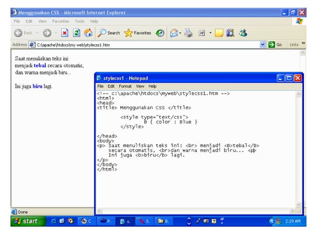 Pengenalan css | PPT