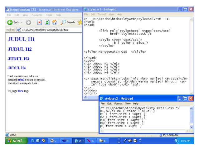 Pengenalan css | PPT