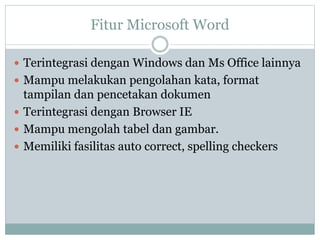 Pengenalan dan Dasar- Dasar Microsoft WORD.pptx