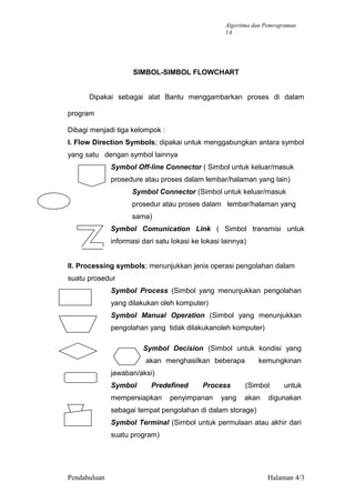 Pengenalan dan definisi flowchart | PDF