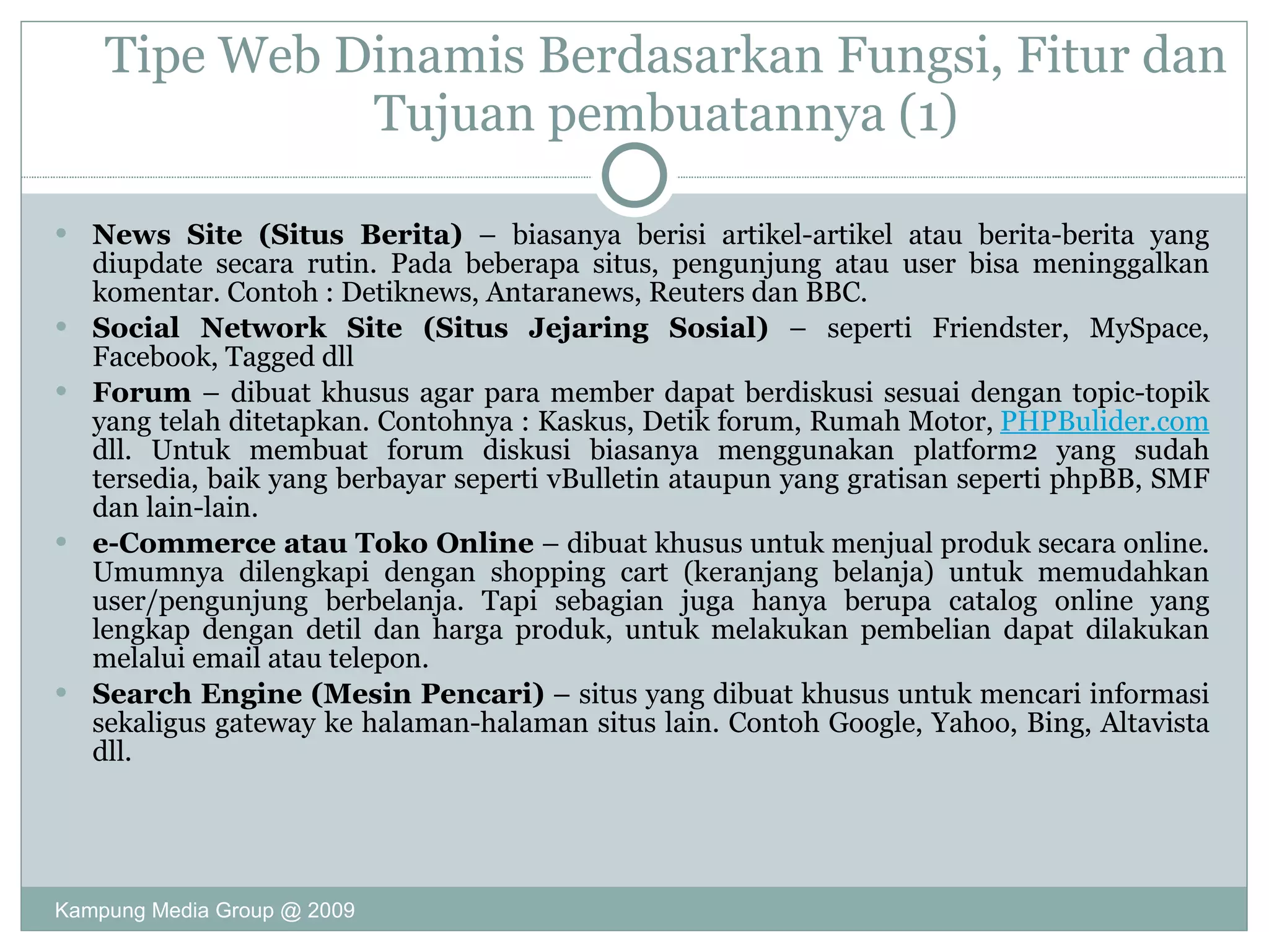 Pengenalan Dasar Internet Dan Website | PPT