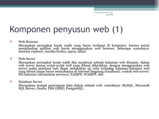 Pengenalan Dasar Internet Dan Website | PPT