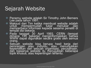 Pengenalan Dasar Internet Dan Website | PPT