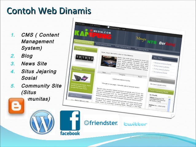 Pengenalan Dasar Internet Dan Website | PPT