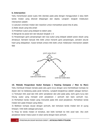 Pengenalan Dasar Navigasi Darat | PDF