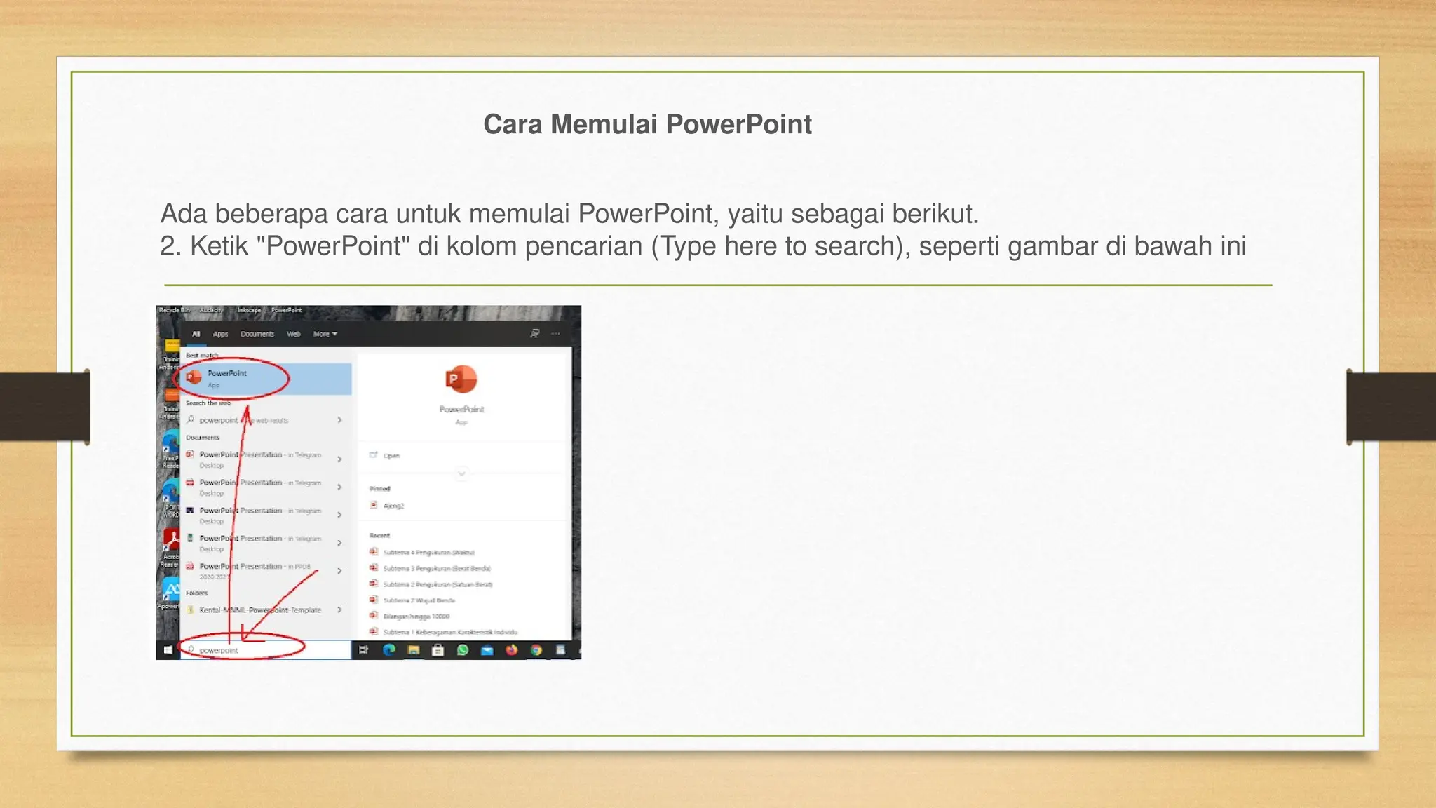materi pengenalan dasar power point untuk presentasi | PPTX