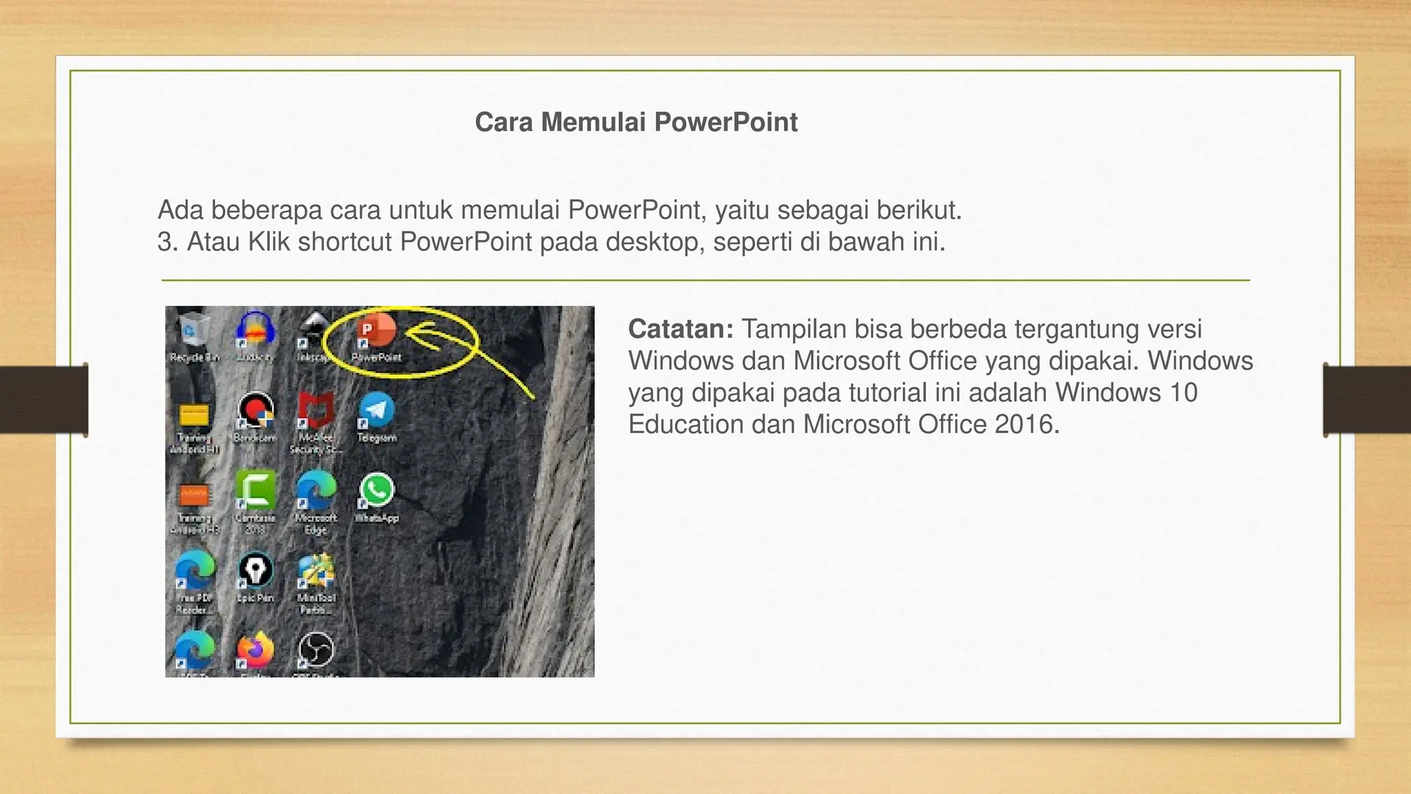 materi pengenalan dasar power point untuk presentasi | PPTX