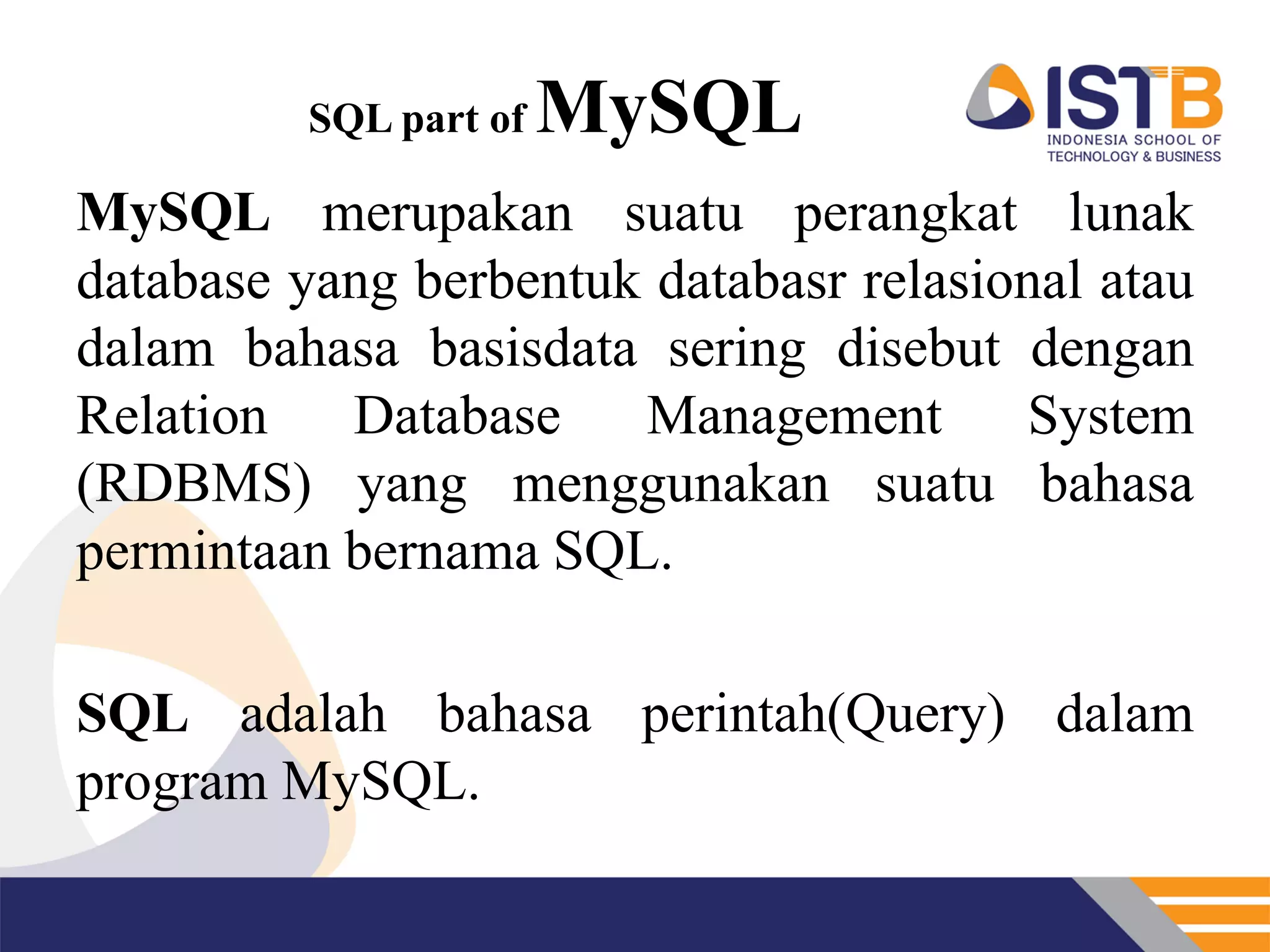 Pengenalan dasar sistem basisdata | PDF