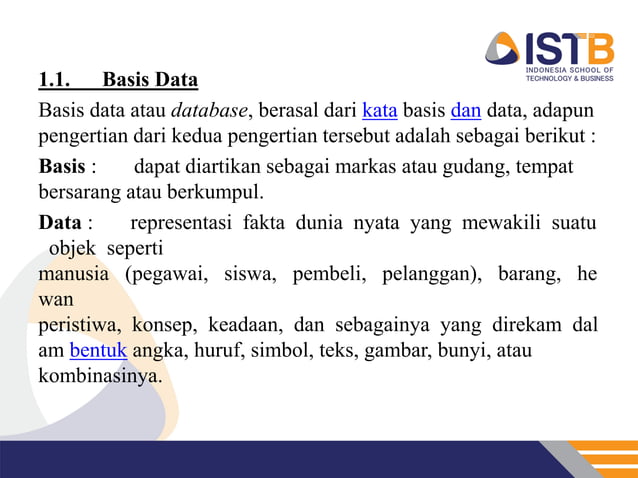 Pengenalan dasar sistem basisdata | PDF