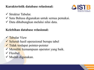 Pengenalan dasar sistem basisdata | PDF