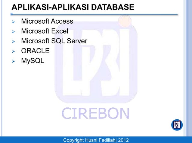 PENGENALAS BASIS DATA MENGGUNAKAN MICROSOFT ACCESS | PPTX